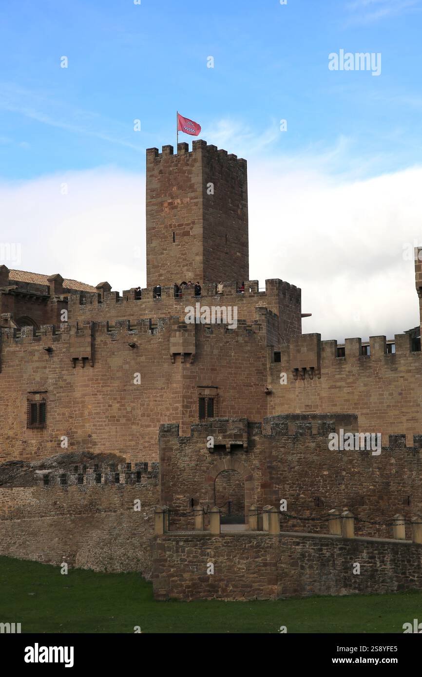 Spain. Navarre. Castle of Xavier. Birthplace and childhood home of ...