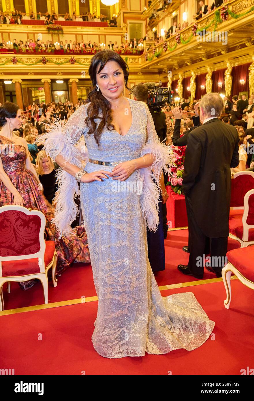 82nd Vienna Philharmonic Ball 2025 at Musikverein in Vienna, Austria, on 23 January 2025. Anna ...