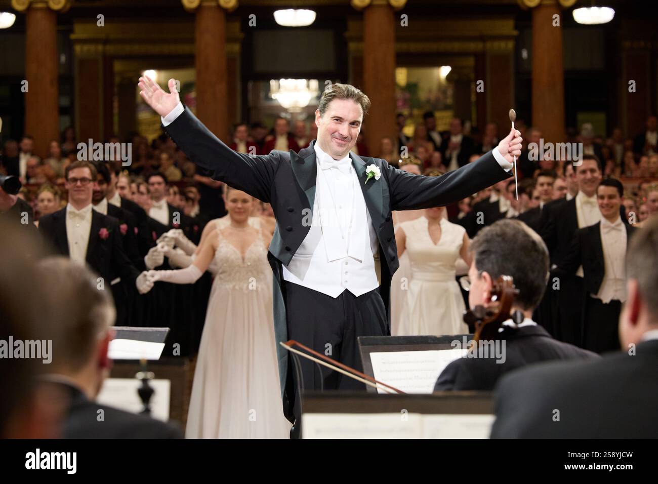 82nd Vienna Philharmonic Ball 2025 at Musikverein in Vienna, Austria ...