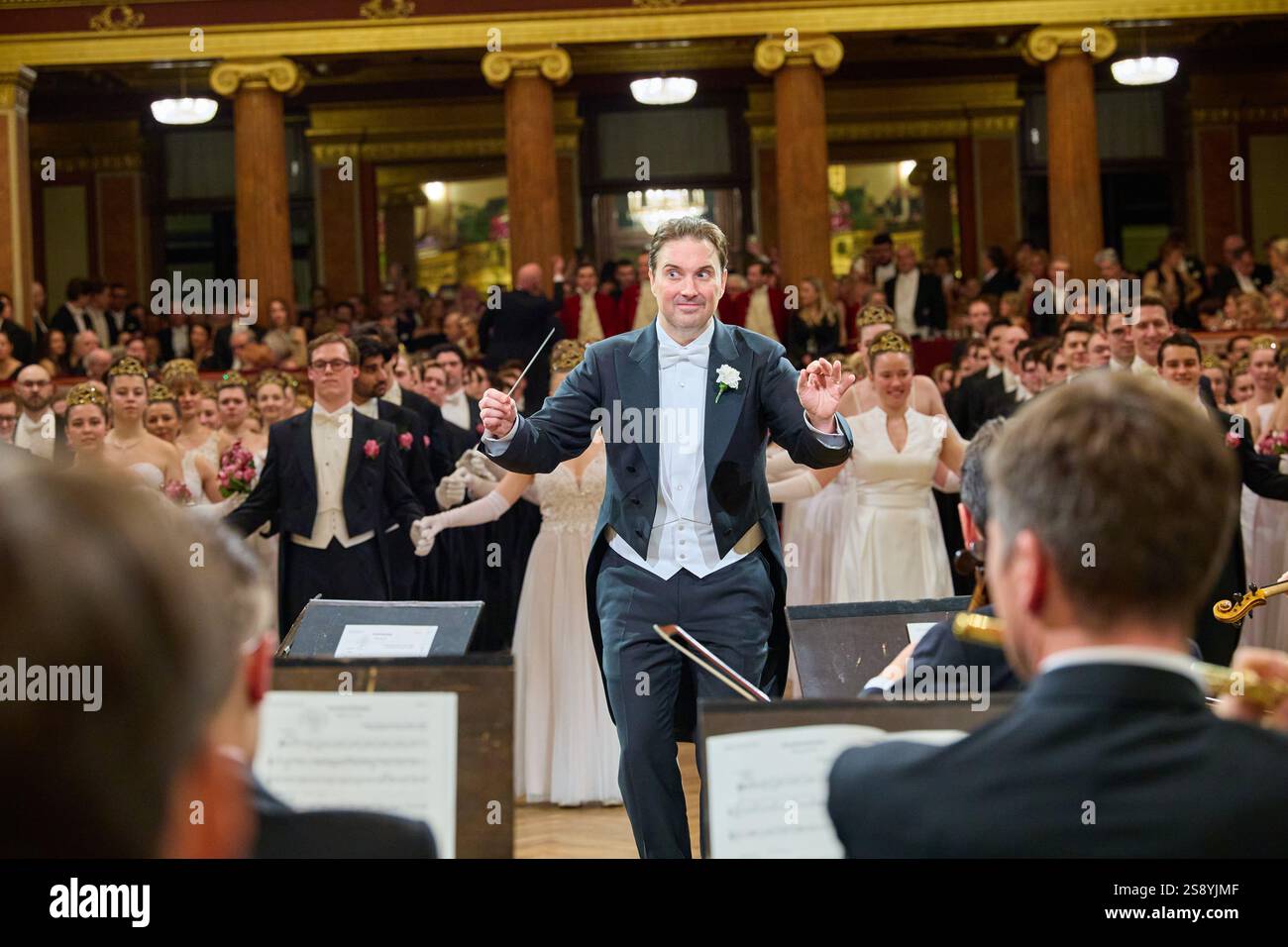 82nd Vienna Philharmonic Ball 2025 at Musikverein in Vienna, Austria ...