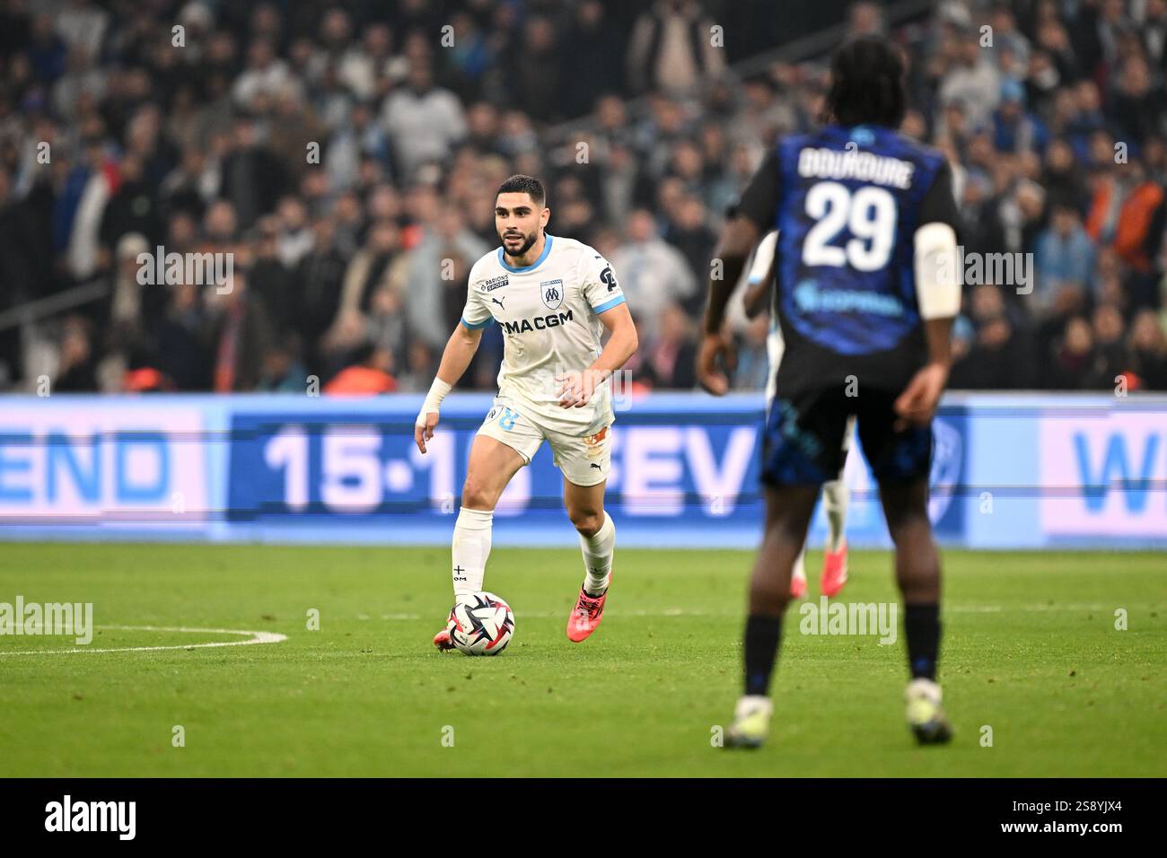 08 Neal MAUPAY (om) during the Ligue 1 MCDonald's match between ...