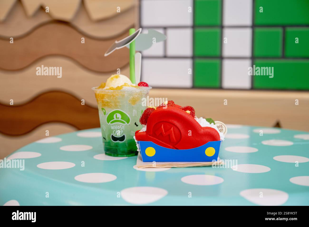 Osaka, Japan - January 9, 2024: Nintendo Styling food in Nintendo World ...