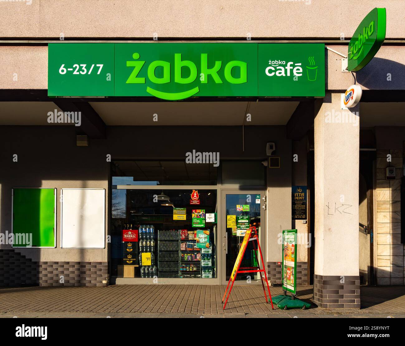 Walbrzych, Poland - 01.23.2025: Żabka Polska is a Polish chain of ...