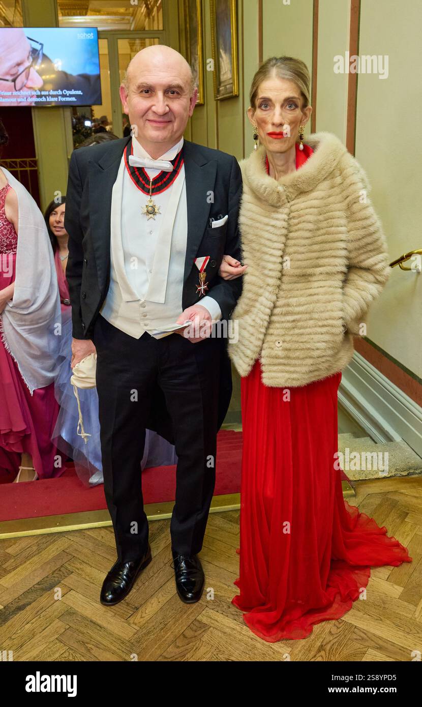 82nd Vienna Philharmonic Ball 2025 at Musikverein in Vienna, Austria, on 23 January 2025. Ali ...