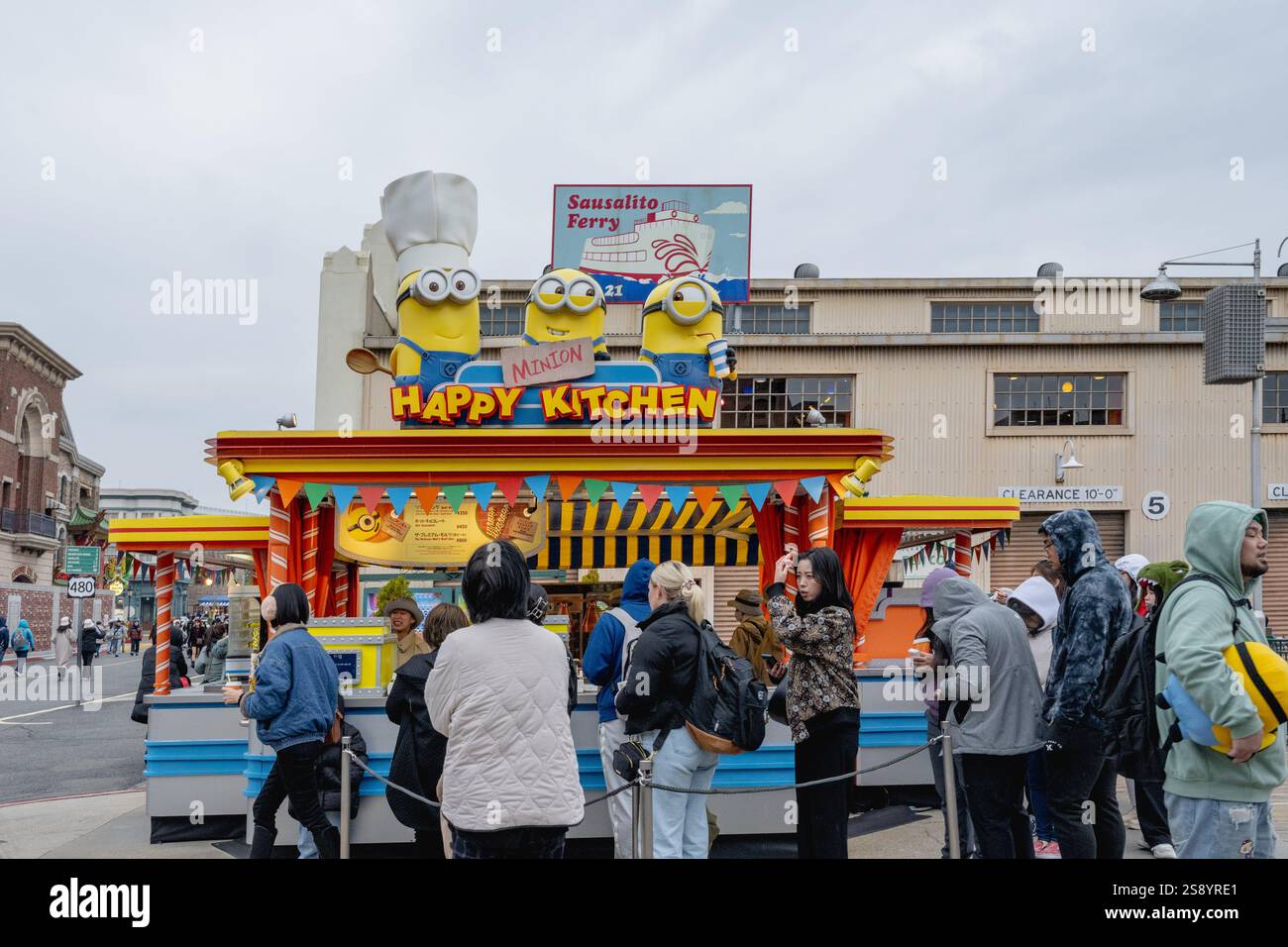 Osaka, Japan - January 9, 2024: MINION popcorn bucket Stalls. at ...