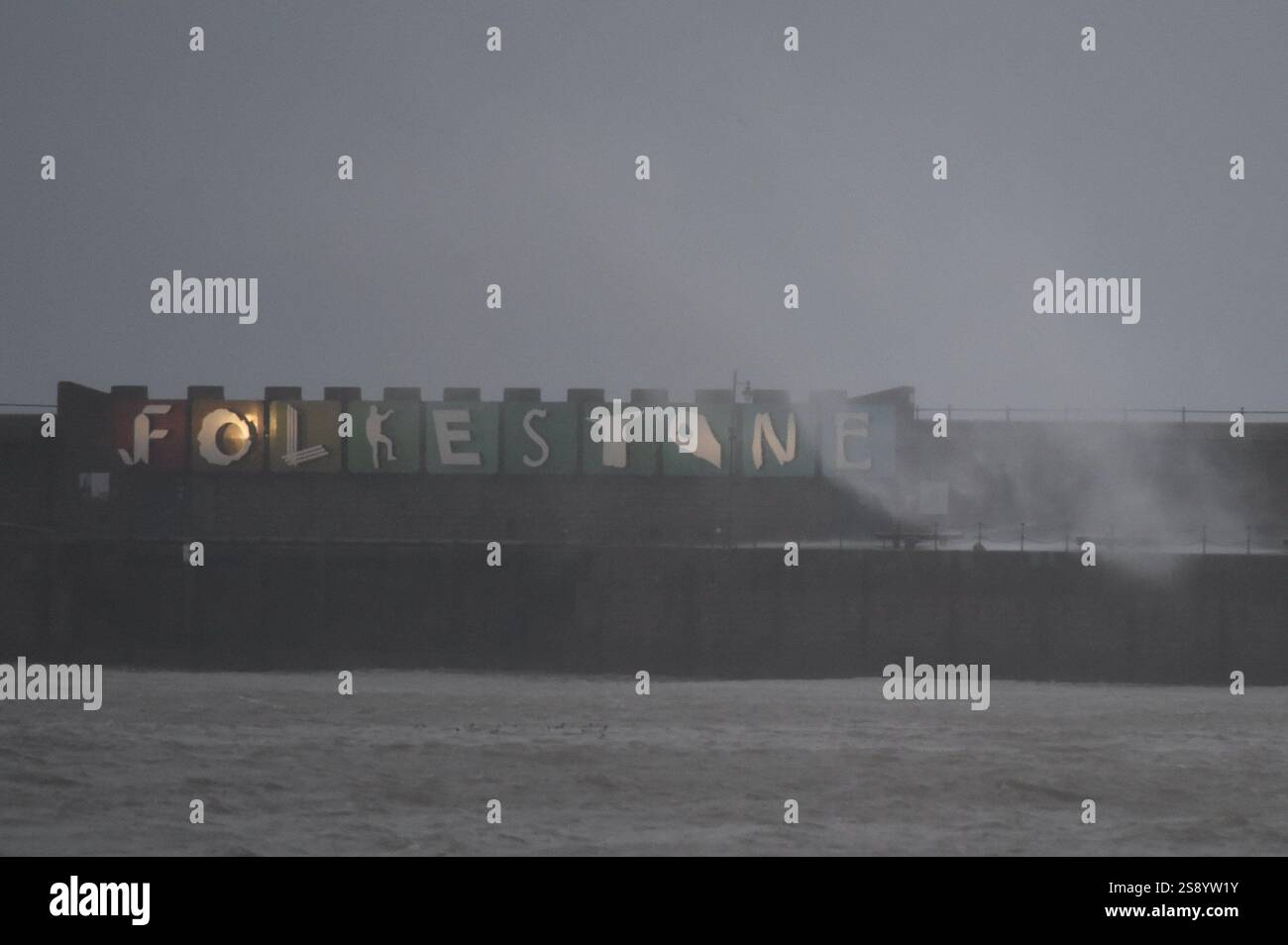 Image ©Licensed to Parsons Media. 24/01/2025. Folkestone, United ...