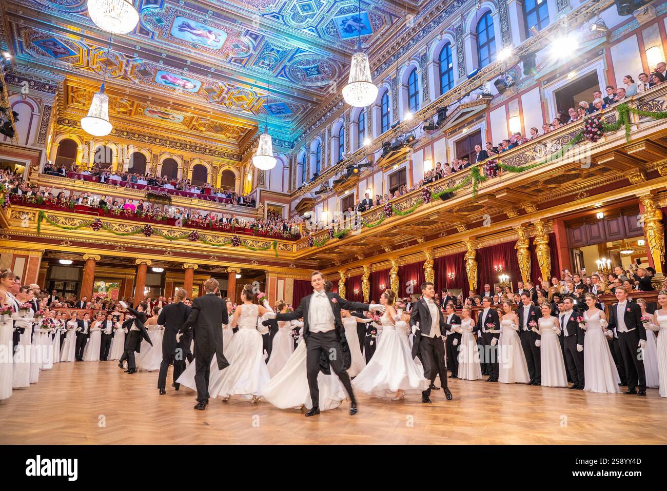 82nd Vienna Philharmonic Ball 2025 at Musikverein in Vienna, Austria ...