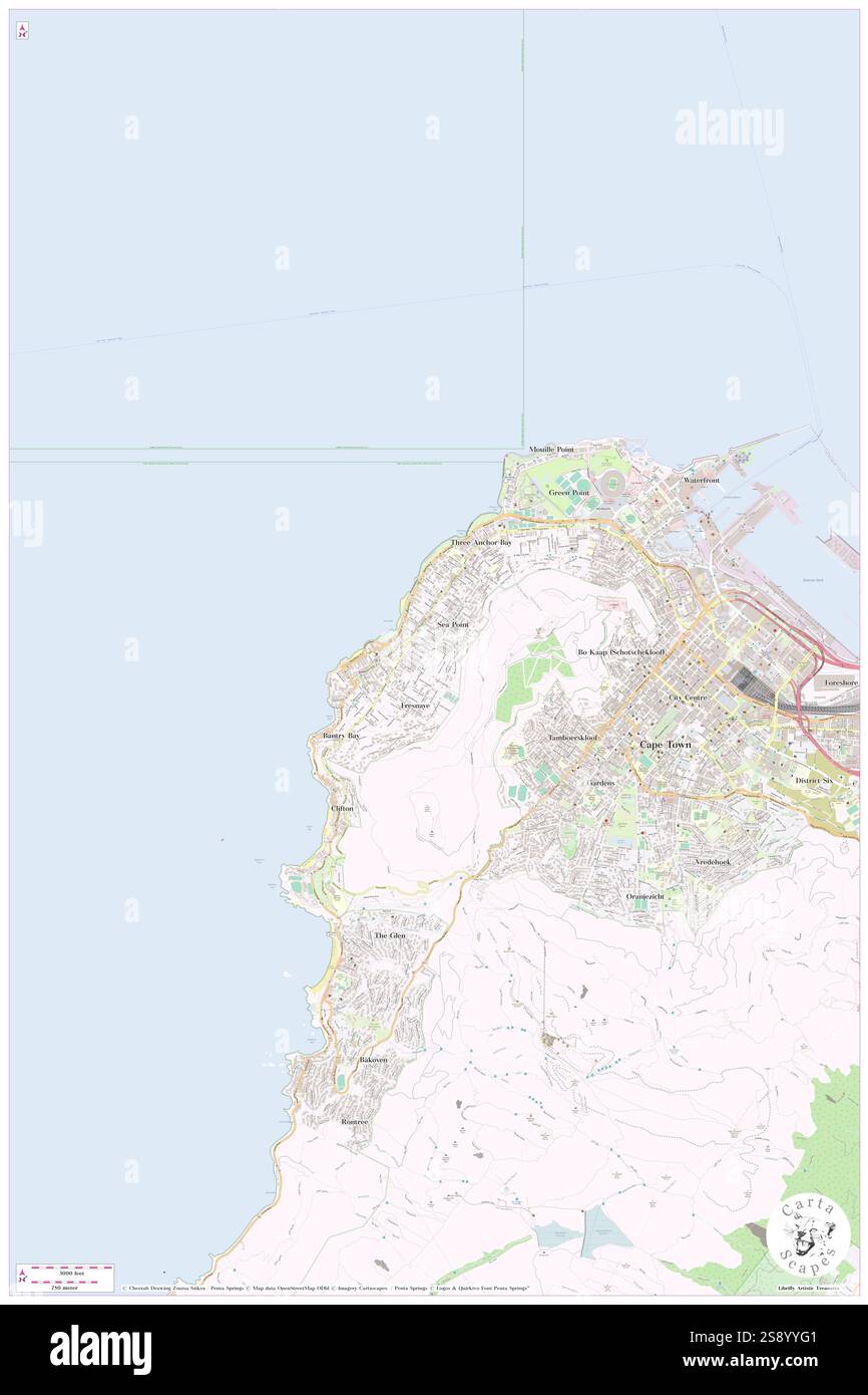 Cascades On The Promenade, City of Cape Town, ZA, South Africa, Western ...