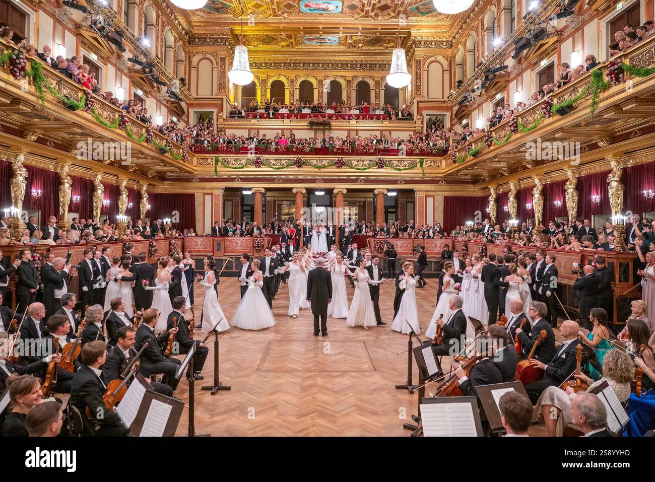 82nd Vienna Philharmonic Ball 2025 at Musikverein in Vienna, Austria ...