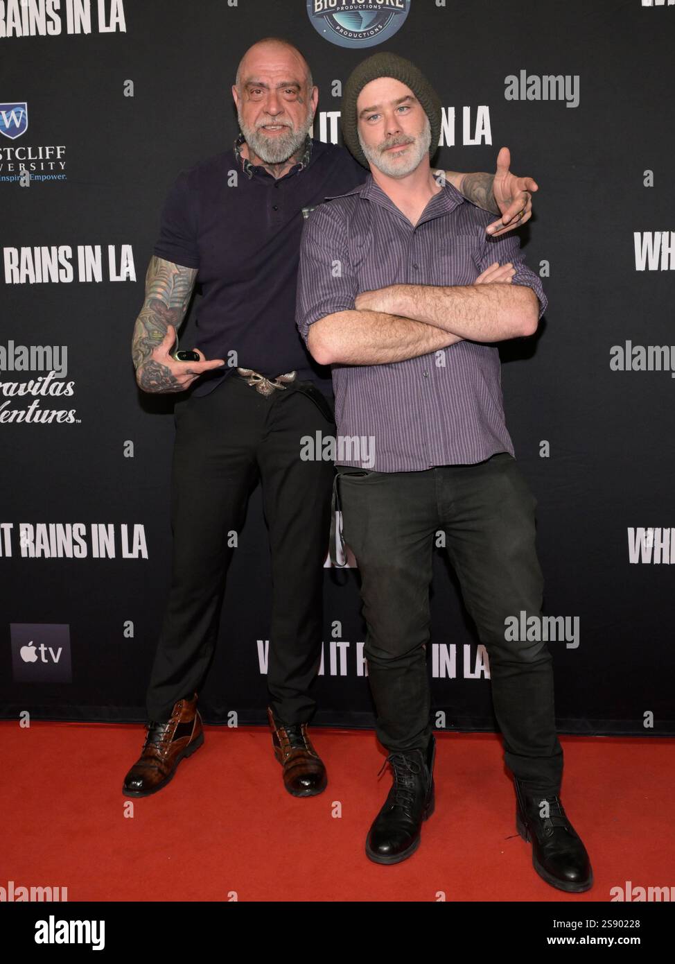 January 23, 2025, Hollywood, California, USA: Mike Ferguson and David ...