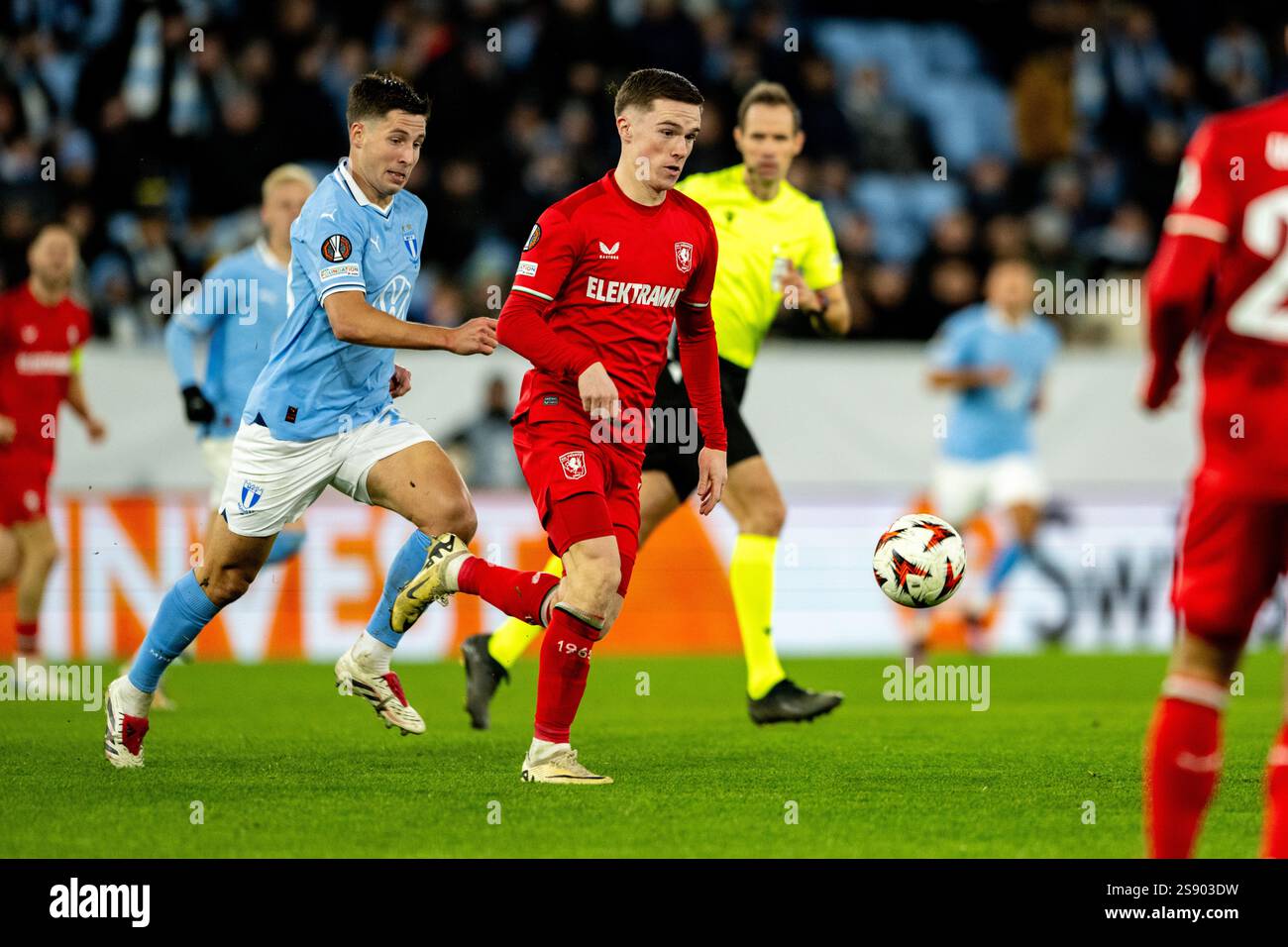 Malmo, Sweden. 23rd, January 2025. Daan Rots (11) of FC Twente seen ...