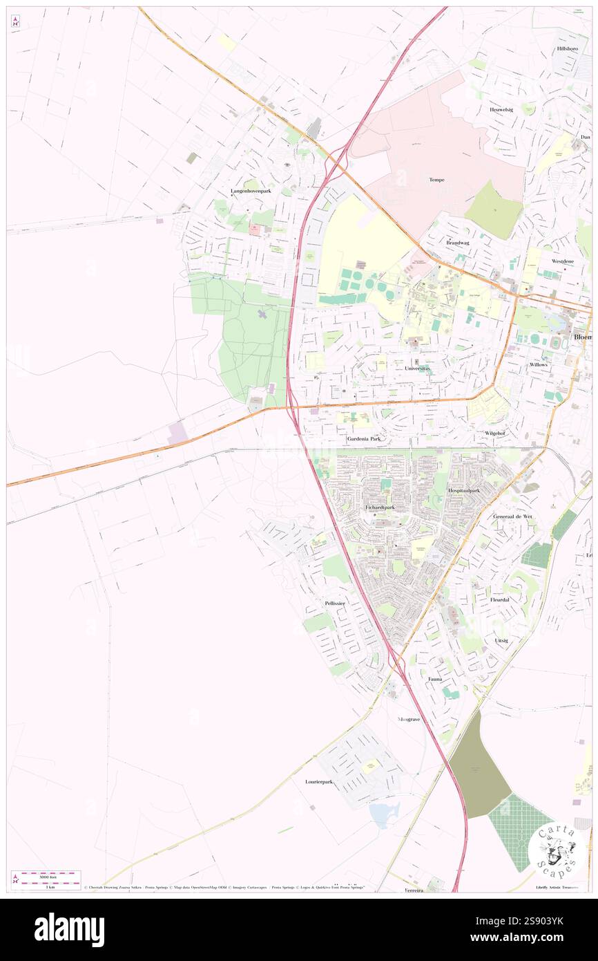 Sleepdam, Mangaung Metropolitan Municipality, ZA, South Africa, Orange ...
