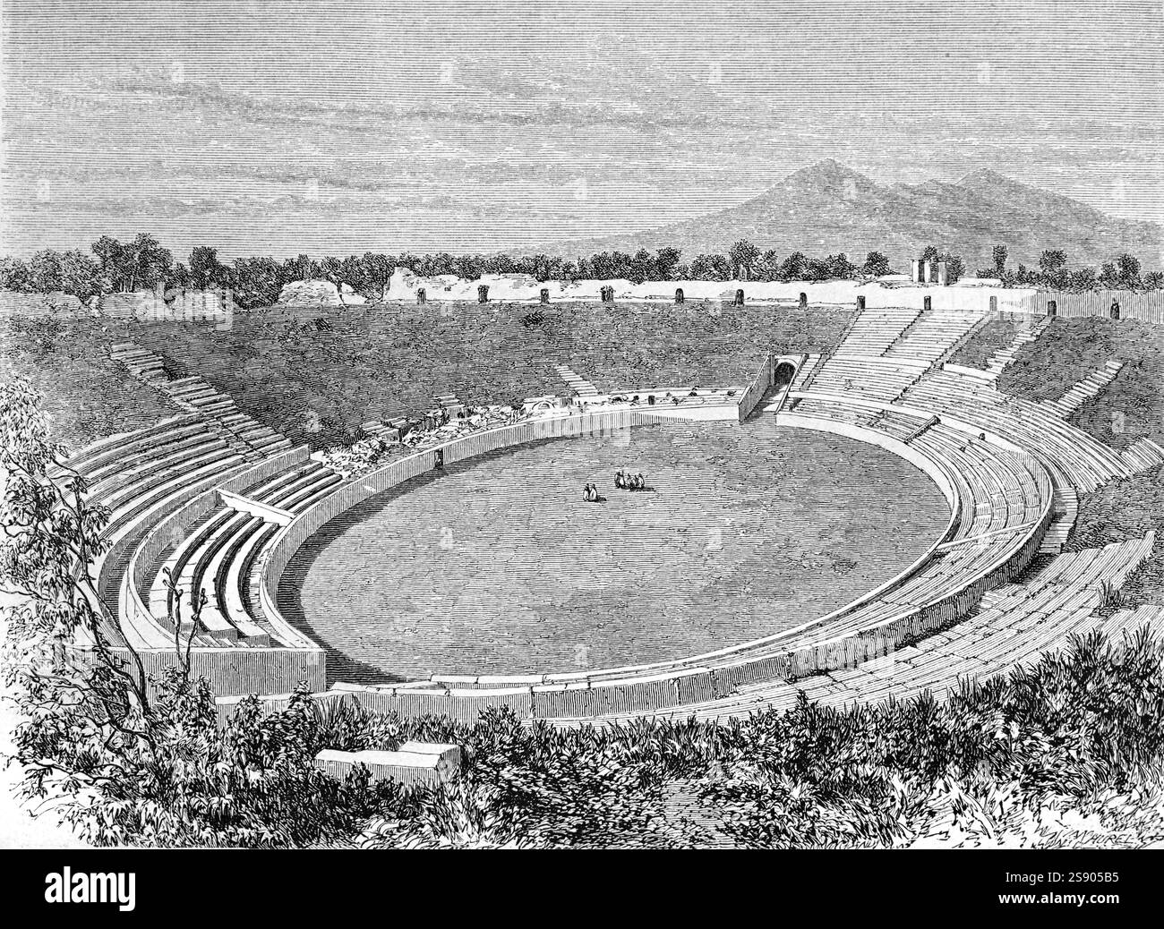 Amphitheatre illustration hi-res stock photography and images - Alamy