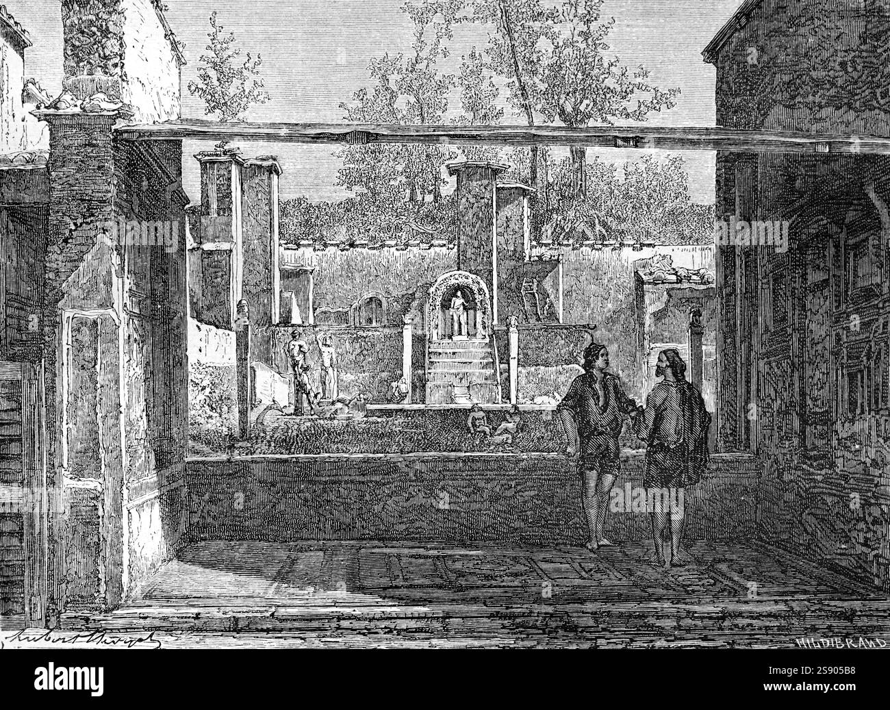 Roman House of Marcus Lucretius Fronto in the Ancient Roman City of ...