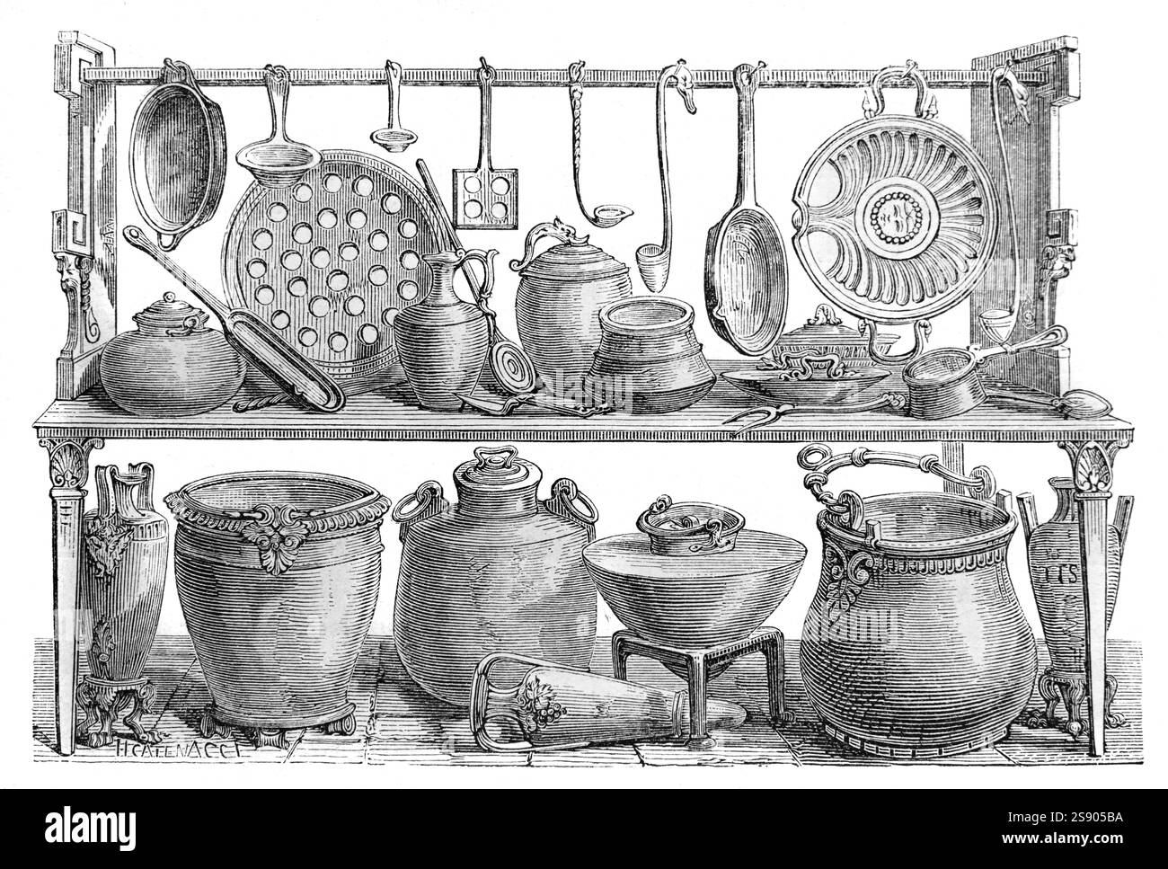 Roman utensils hi-res stock photography and images - Alamy