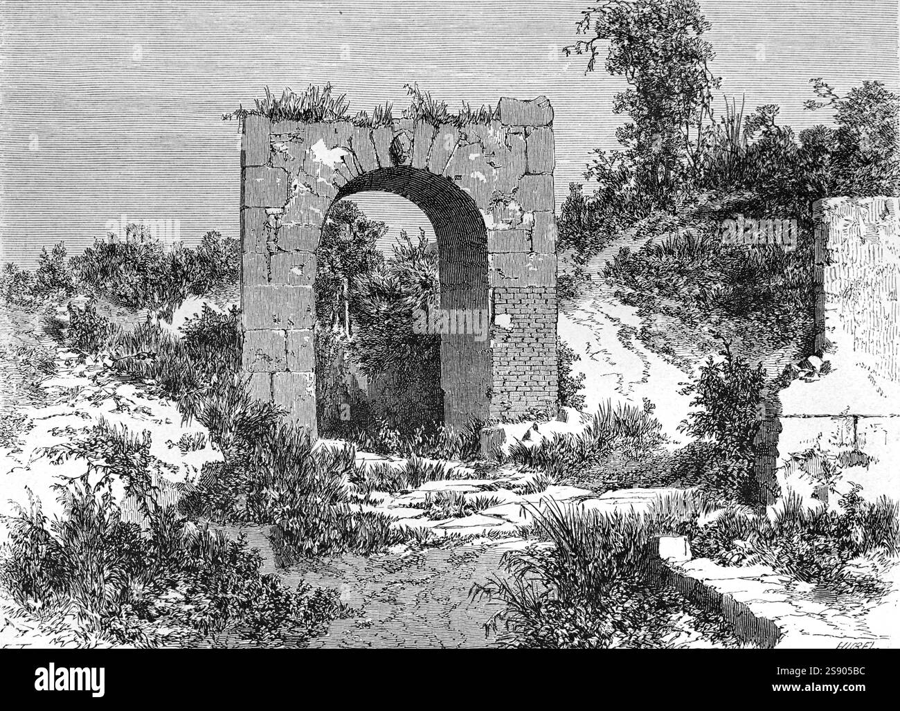 Nola Arch, Gate or Gateway in Antique Roman City of Pompeii Naples ...