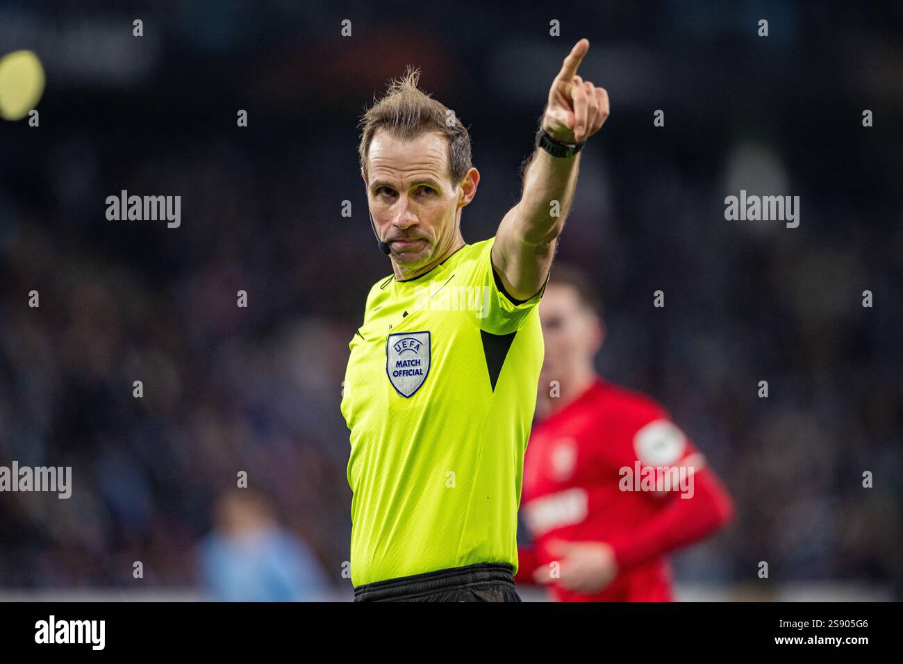 Malmo, Sweden. 23rd, January 2025. Referee Sascha Stegemann seen during ...