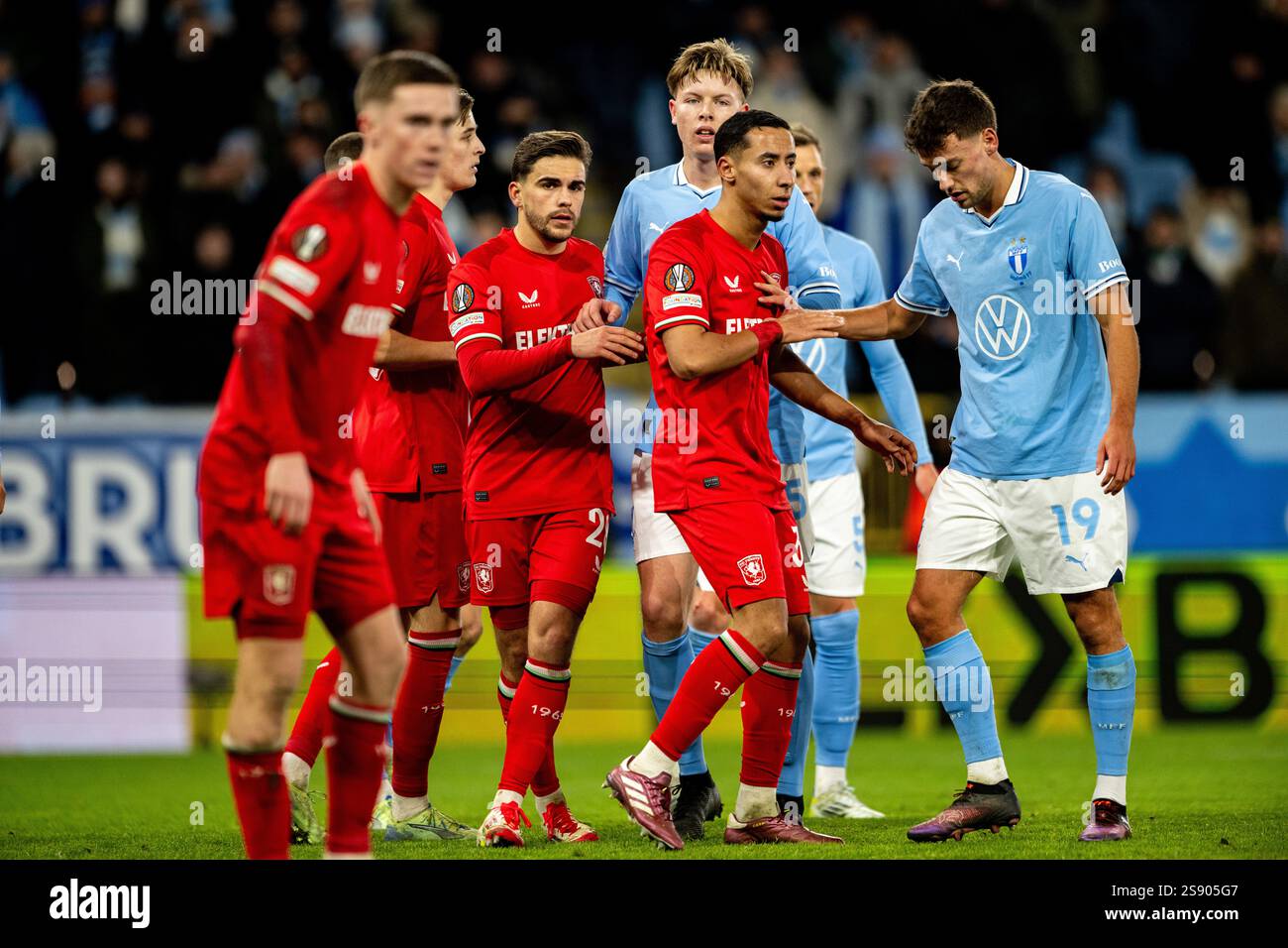Malmo, Sweden. 23rd, January 2025. Colin Rösler (19) of Malmo FF and ...