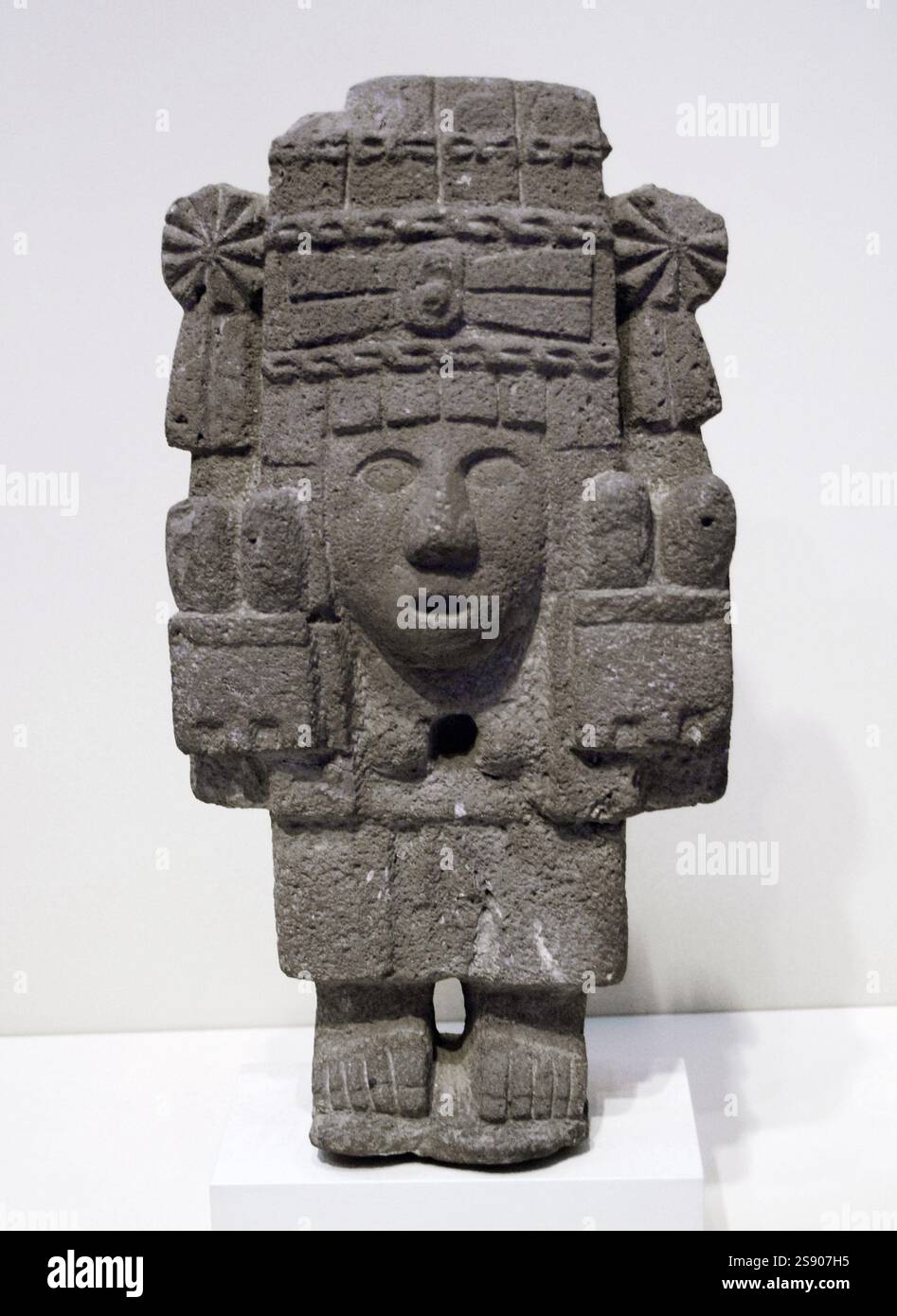 Pre-Columbian art. Central Mexico. Maize Goddess Chicomecoatl, 1400 ...