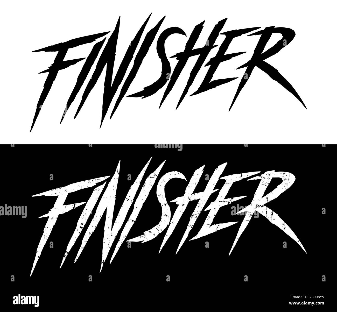 Finisher word lettering art design. Vector design illustration for web ...