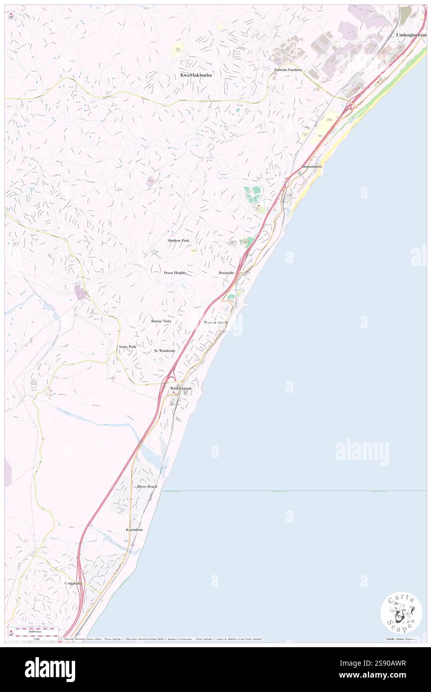 Warner Beach, eThekwini Metropolitan Municipality, ZA, South Africa ...