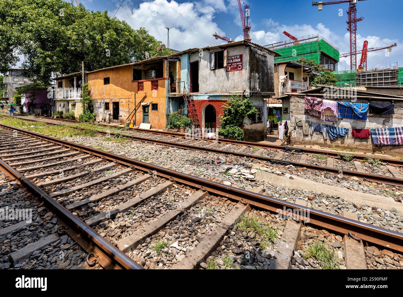 The neighborhood of Slave Island in Colombo Sri Lanka Stock Photo - Alamy