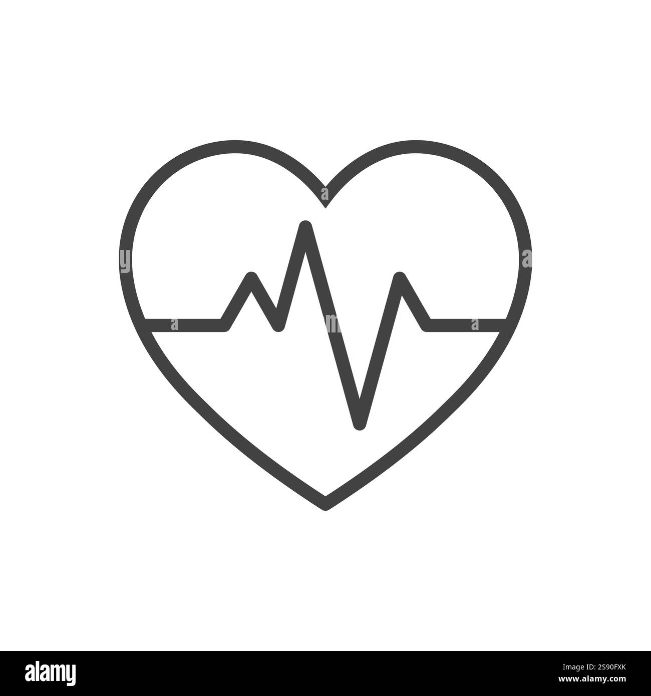 Flat line ecg Black and White Stock Photos & Images - Alamy
