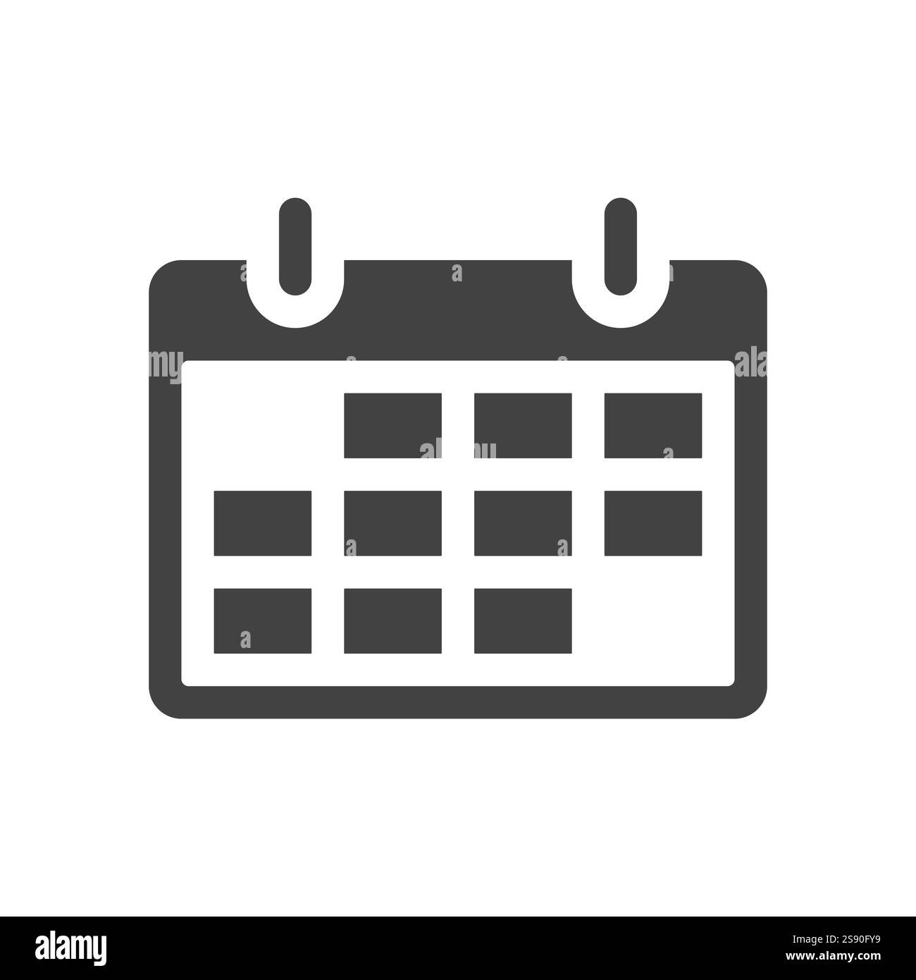 calendar schedule icon vector illustration Stock Vector Image & Art - Alamy