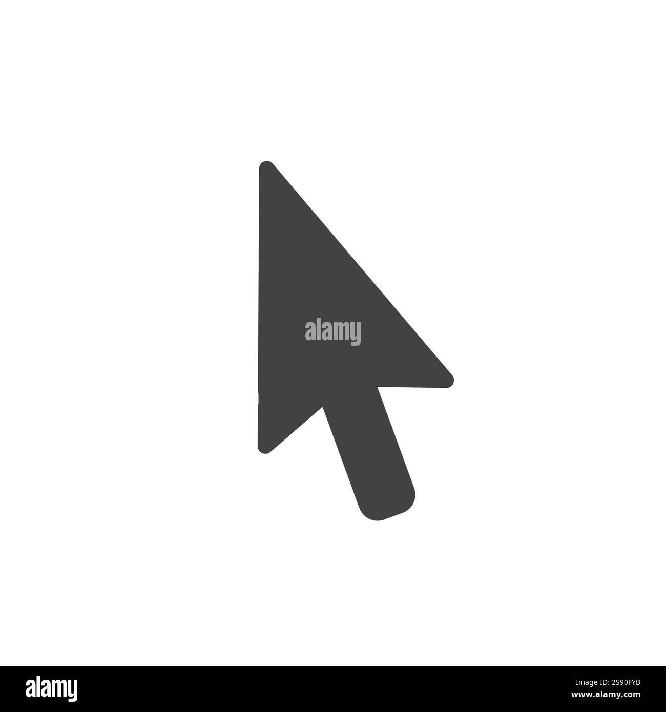 cursor arrow icon flat vector illustration Stock Vector Image & Art - Alamy