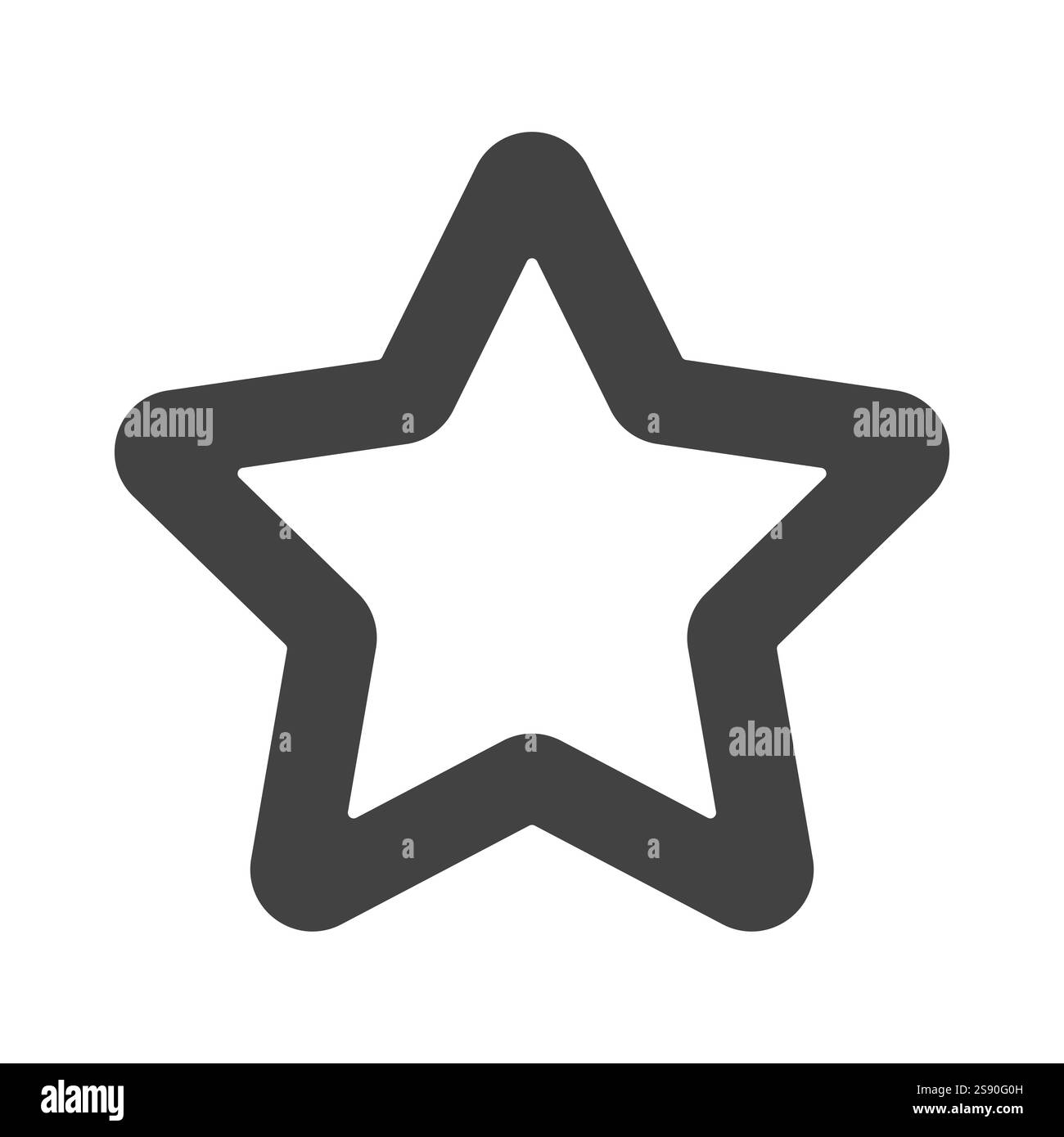 Golden star flat icon Black and White Stock Photos & Images - Alamy