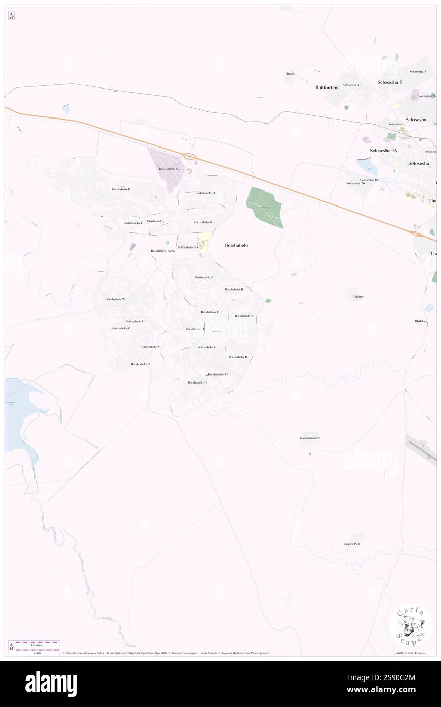 Botshabelo, Mangaung Metropolitan Municipality, ZA, South Africa ...