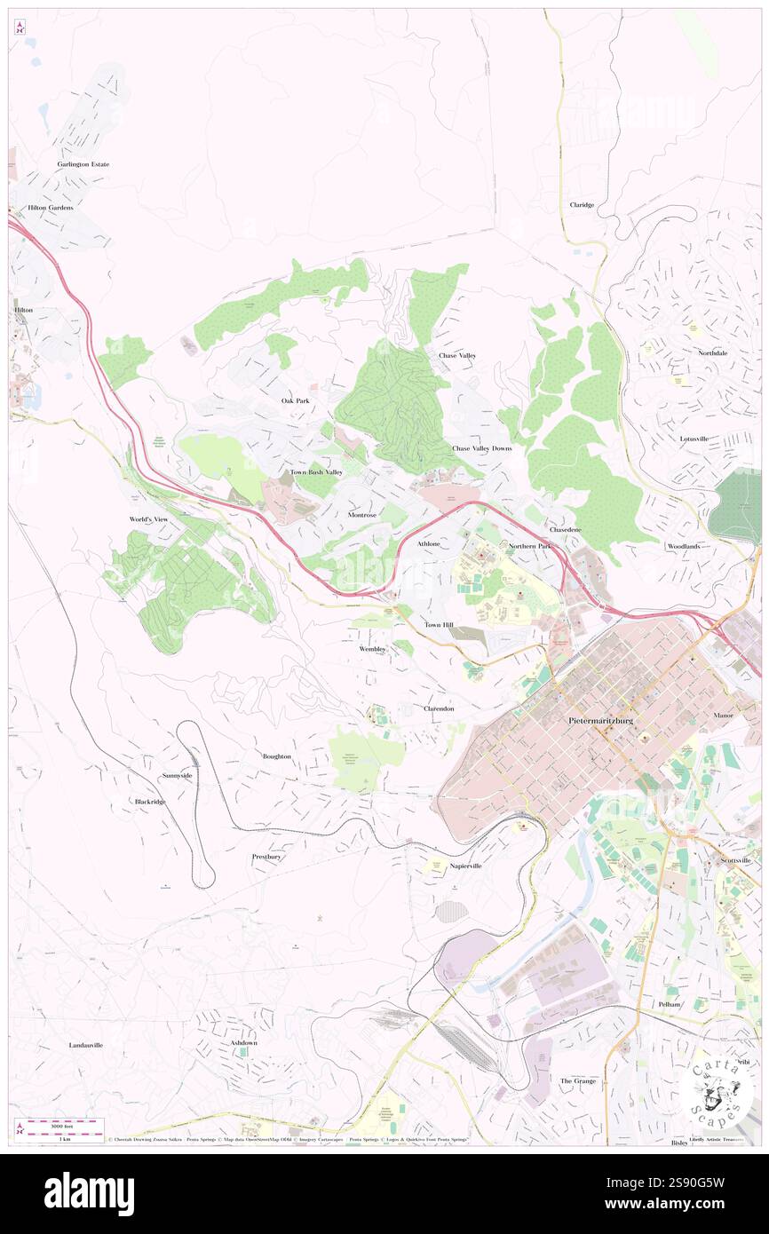 Hawthorns Hills, uMgungundlovu District Municipality, ZA, South Africa ...