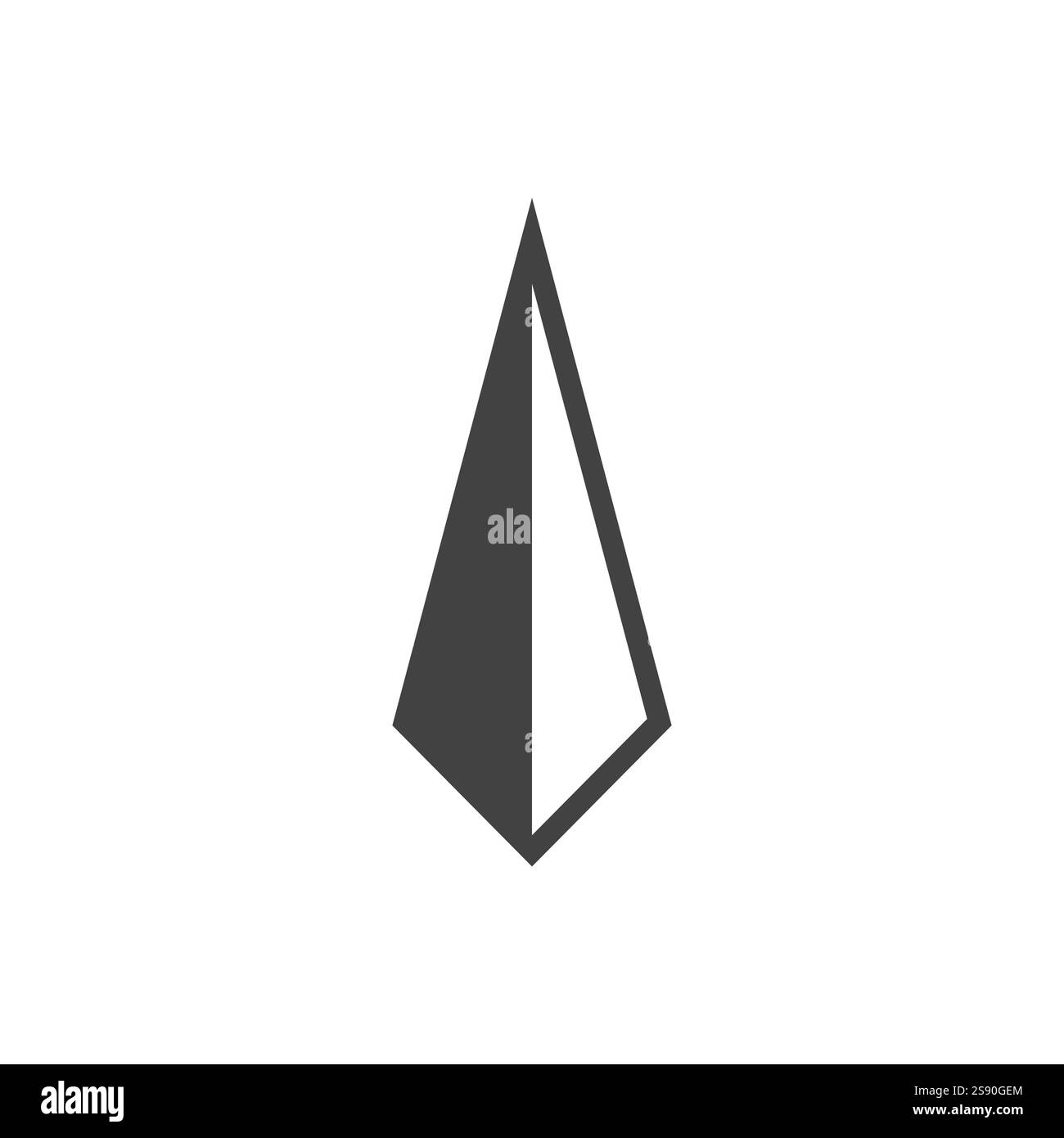 needle icon symbol compass design vector illustration Stock Vector ...