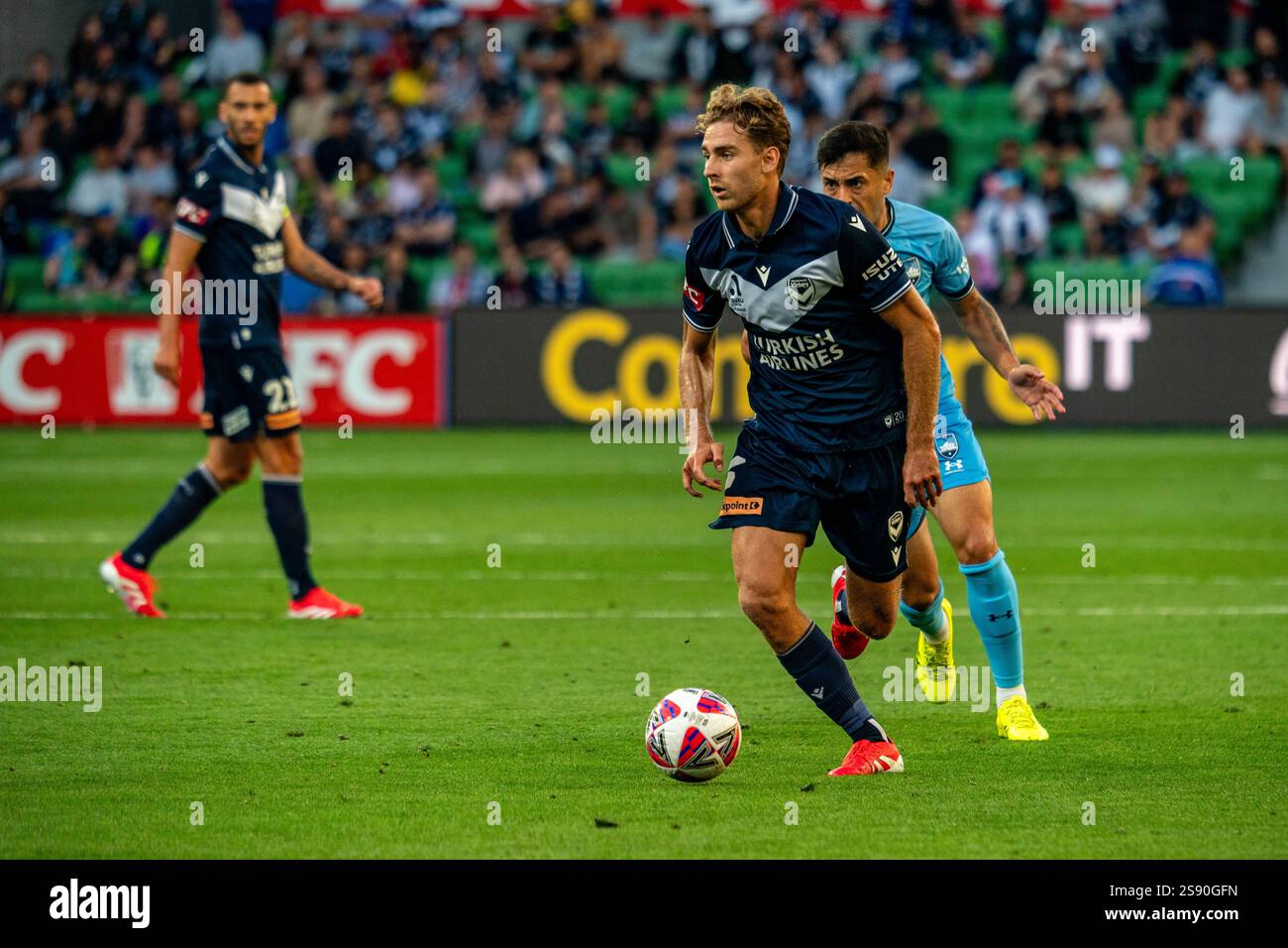 January 24, 2025, Melbourne, Victoria, Australia: Melbourne Victory FC ...