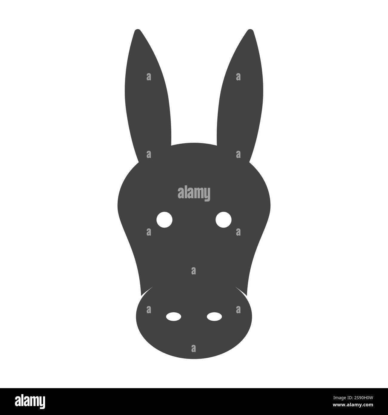 donkey face icon design flat vector Stock Vector Image & Art - Alamy