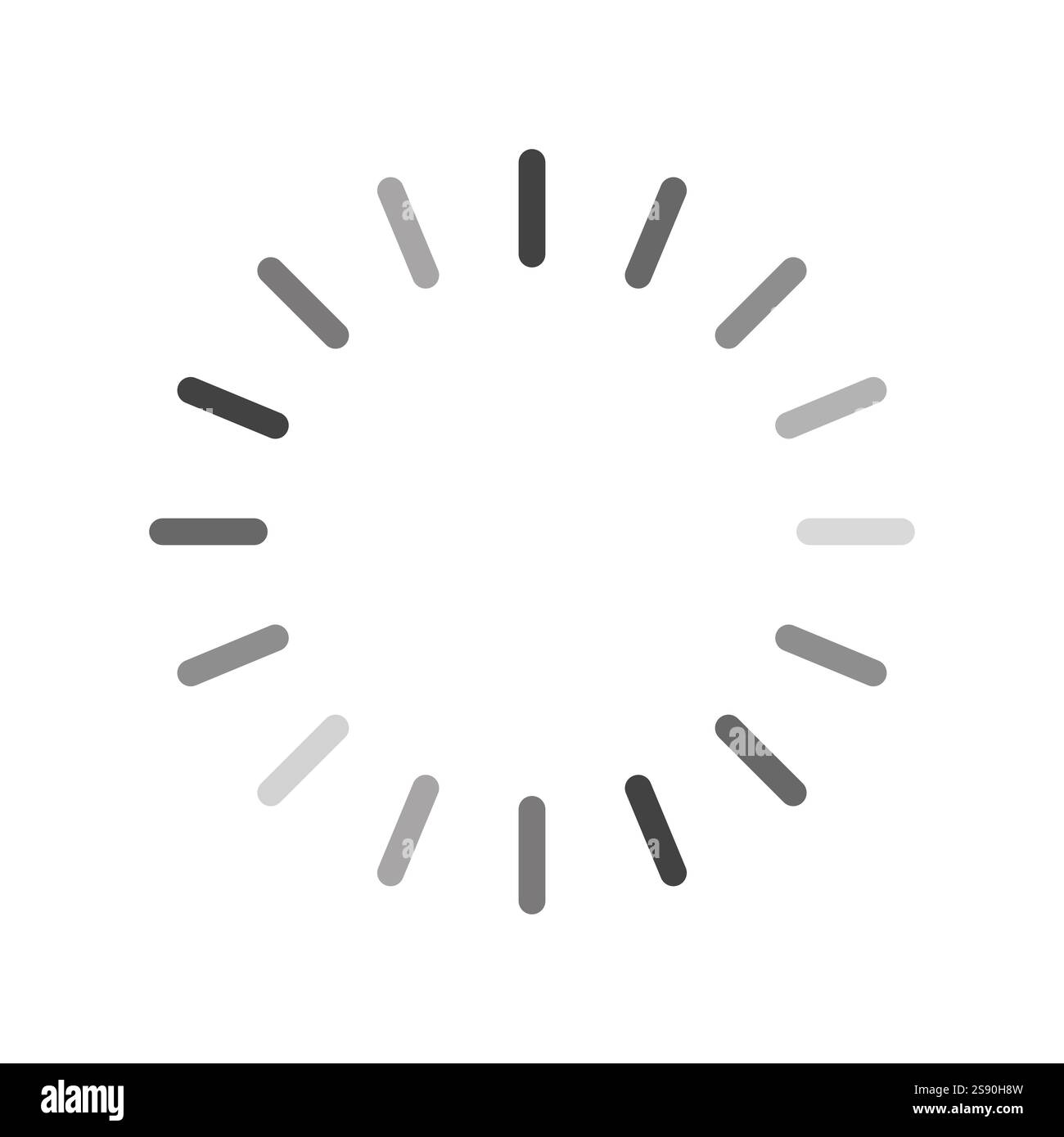 simple loading icon flat on white background Stock Vector Image & Art ...