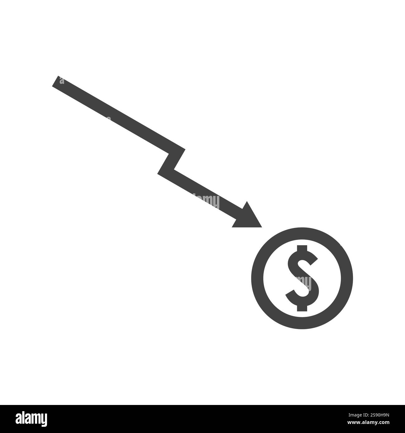 Dollar rate graph on Stock Vector Images - Alamy