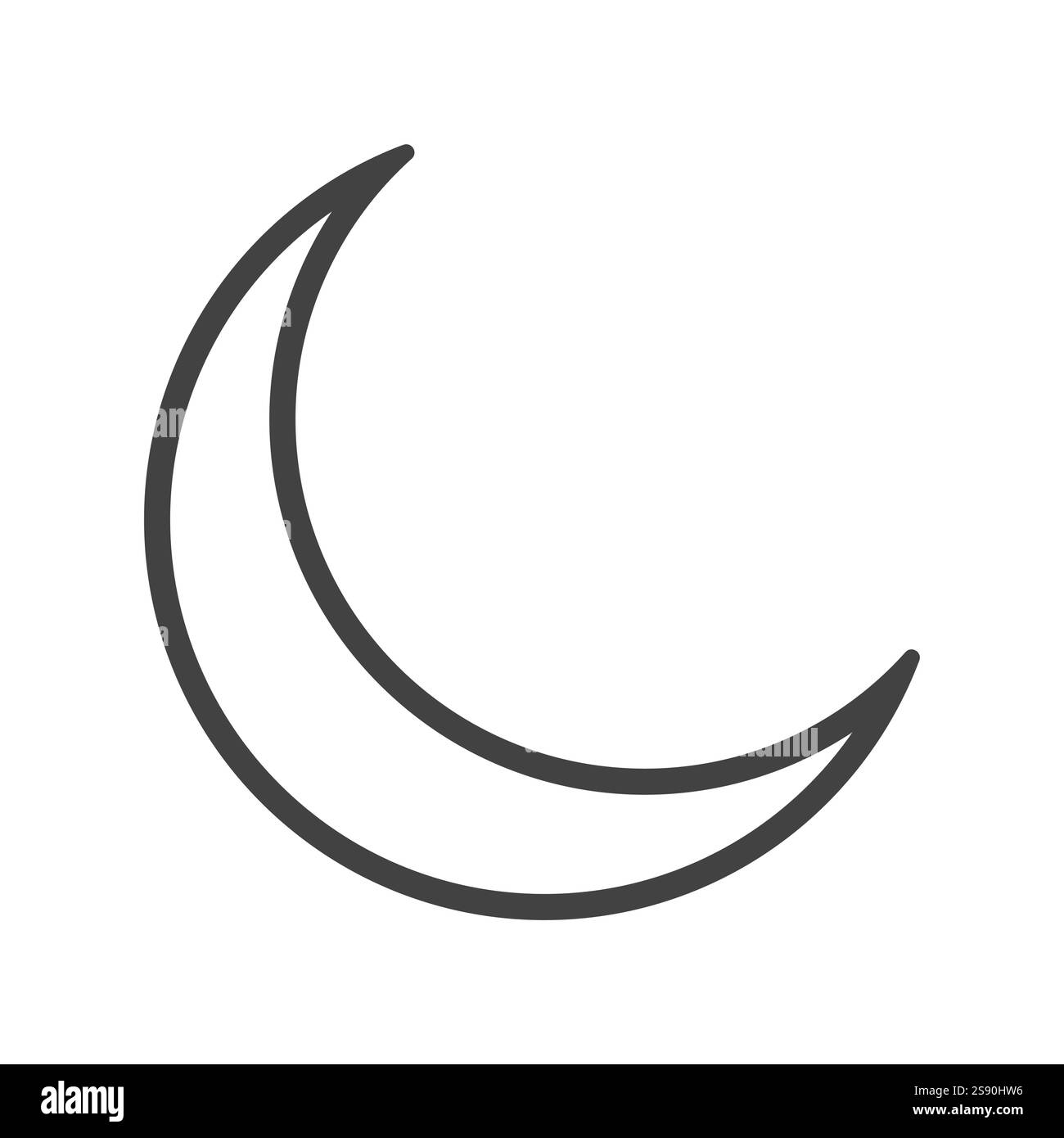 Golden islam crescent star on hi-res stock photography and images - Alamy