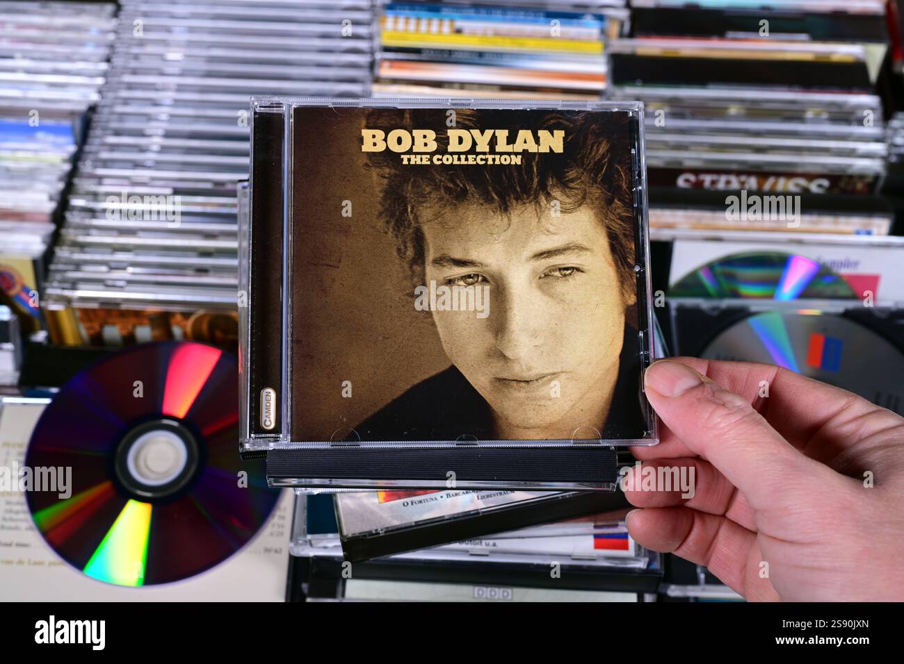 CD album: Bob Dylan Stock Photo - Alamy