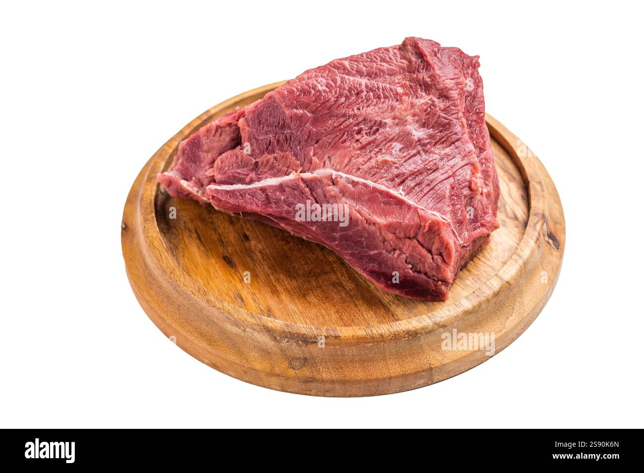 Fresh Roe Deer meat, raw Wild Venison Game Meat Isolated on white ...