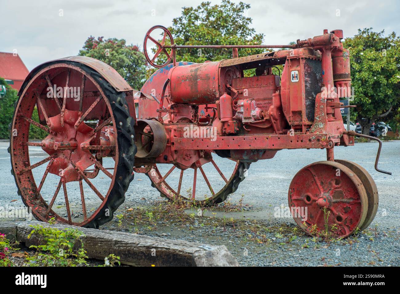 An old unrestored 1930s International Harvester Farmall F-12 Tractor ...