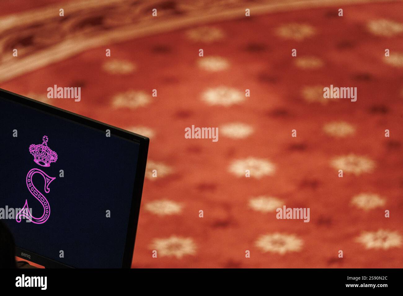 Illustration picture taken during a plenary session of the Senate at ...