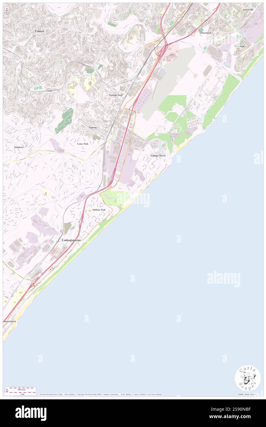 Umbogintwine River, eThekwini Metropolitan Municipality, ZA, South ...