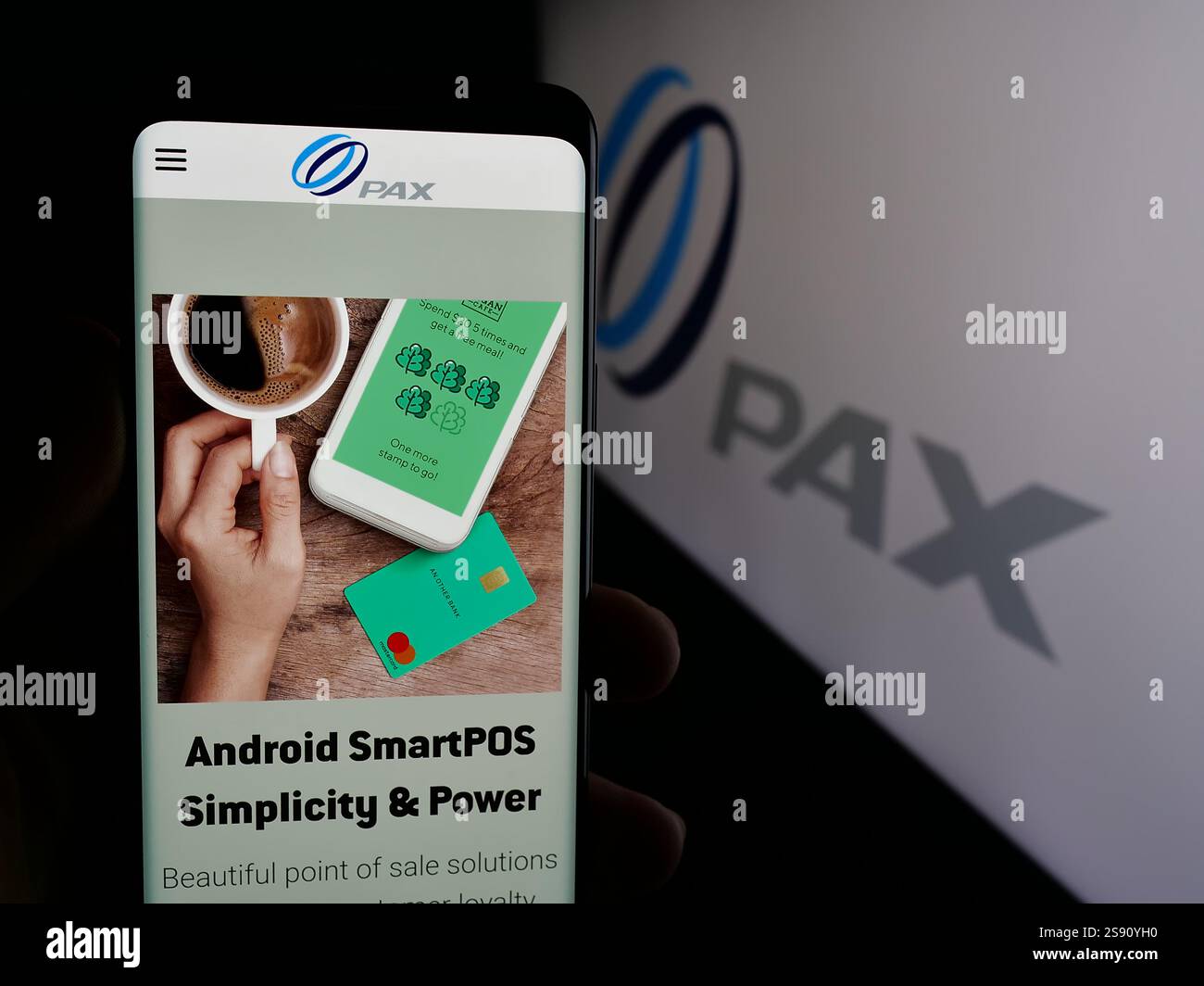 Pax technology company logo hi-res stock photography and images - Alamy