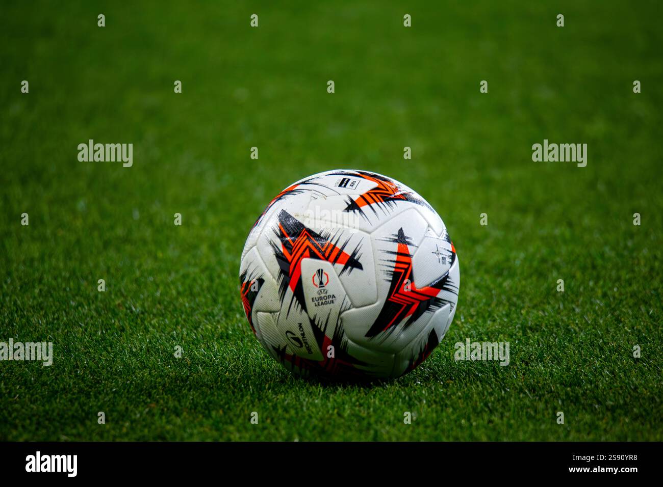 Symbol image UEFA Europa League 2024/25: Close-up of the official ...
