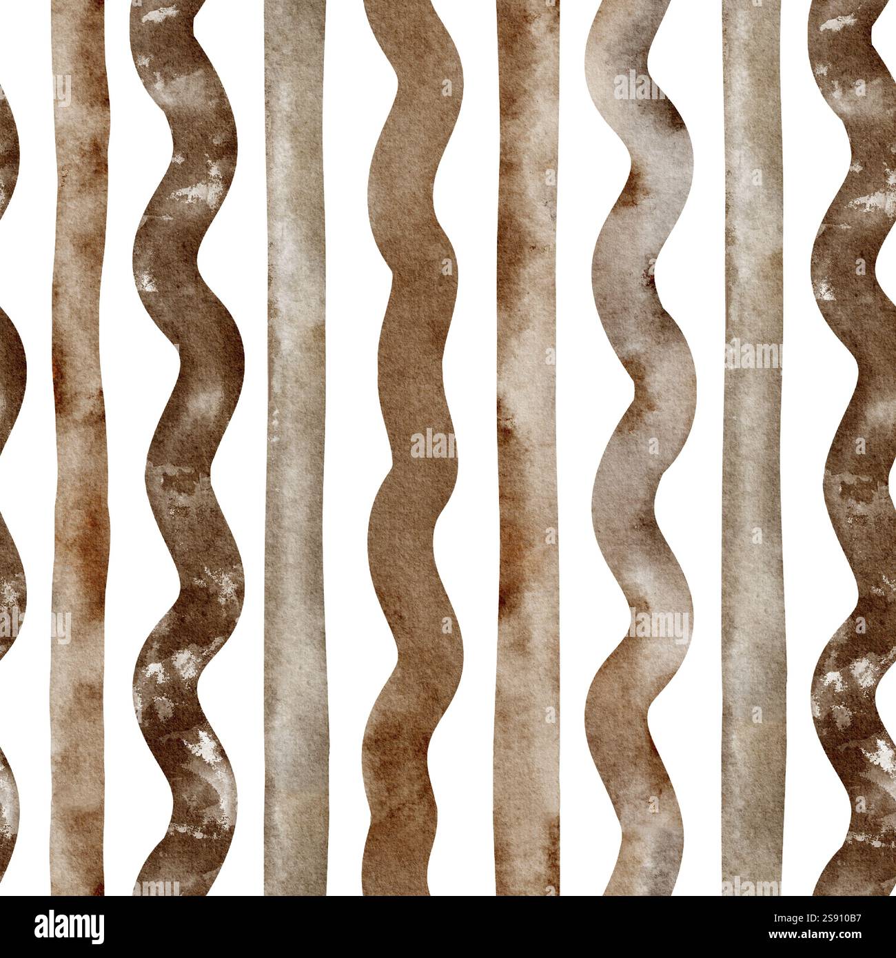 Watercolor retro seamless pattern hi-res stock photography and images ...