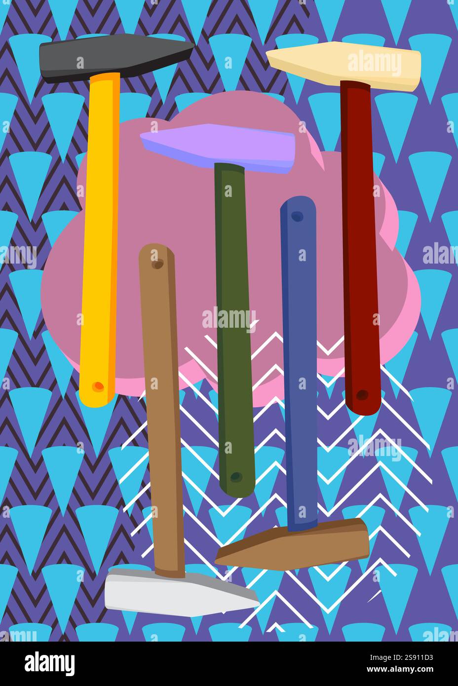 Steel hammer for sale Stock Vector Images - Alamy
