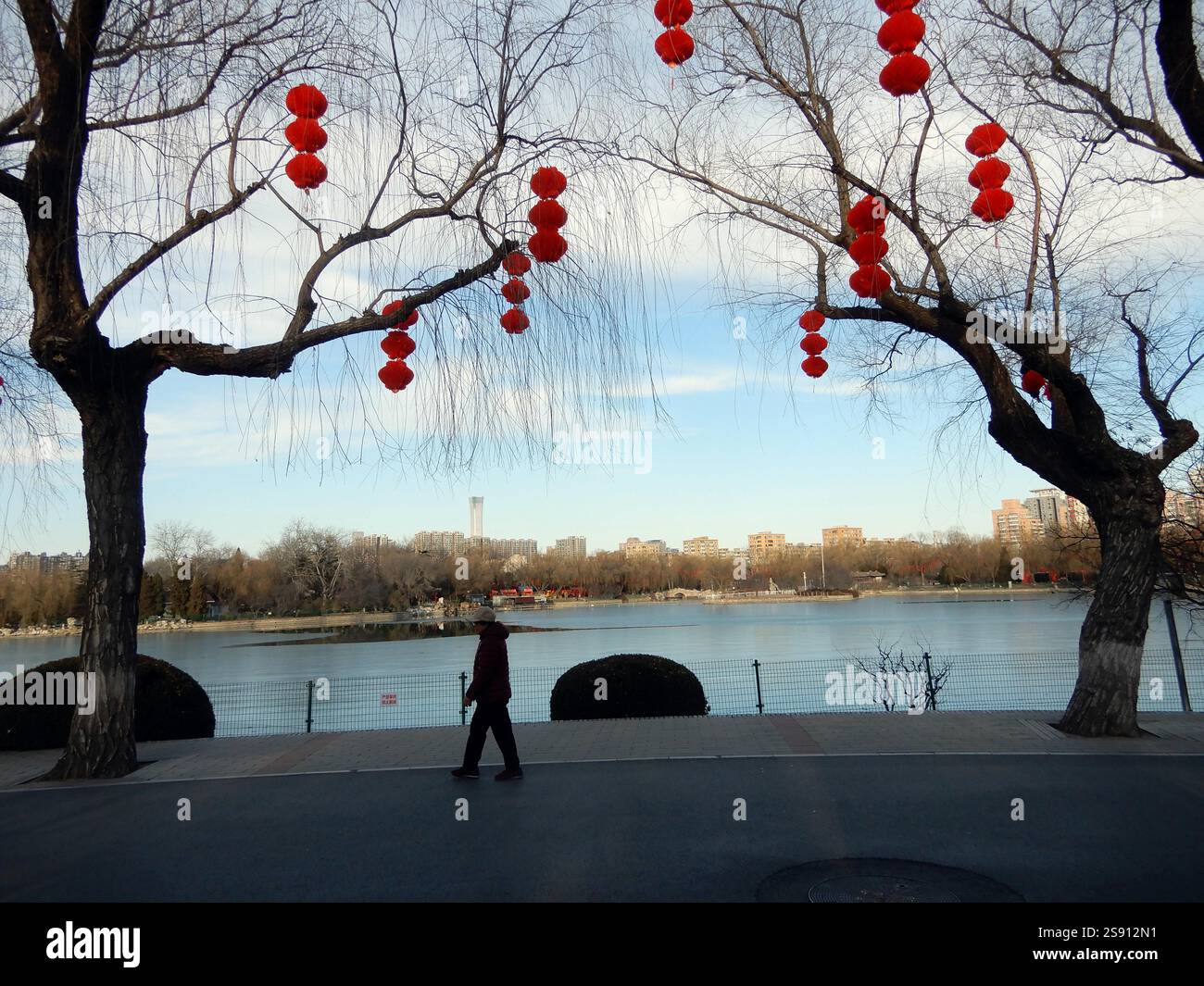Longtan Temple Fair gets ready in Beijing, China, 21 January, 2025 ...