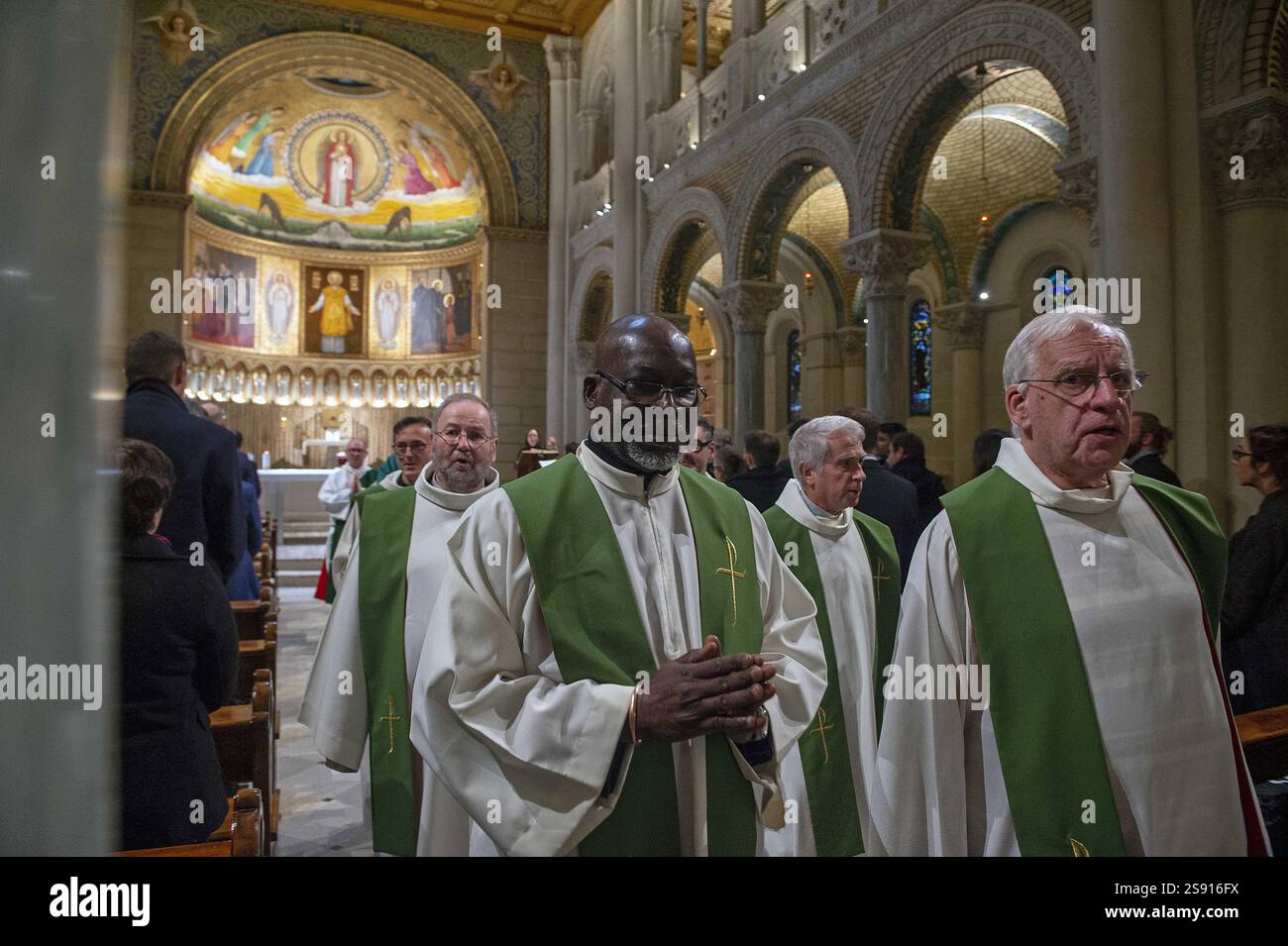 **NO LIBRI** Italy, Rome, 2025/1/23.Monsignor Bruno Valentin celebrates ...