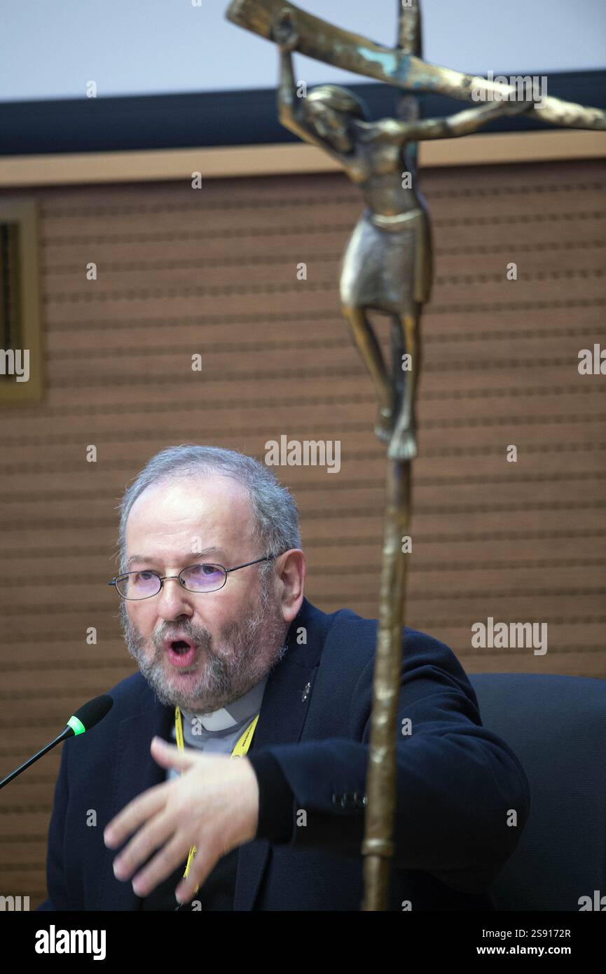 **NO LIBRI** Italy, Rome, 2025/1/23.Father Michel Kubler, Augustinian ...